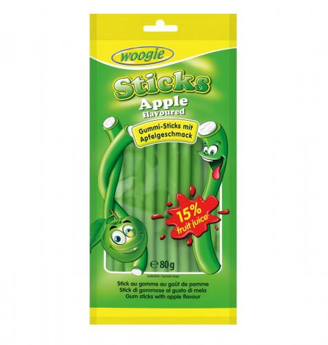 Osta Woogie Apple Sticks 85g Coopers Candy