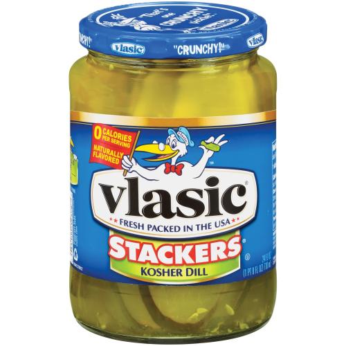 Osta Vlasic Stackers Kosher Dill 473ml Coopers Candy