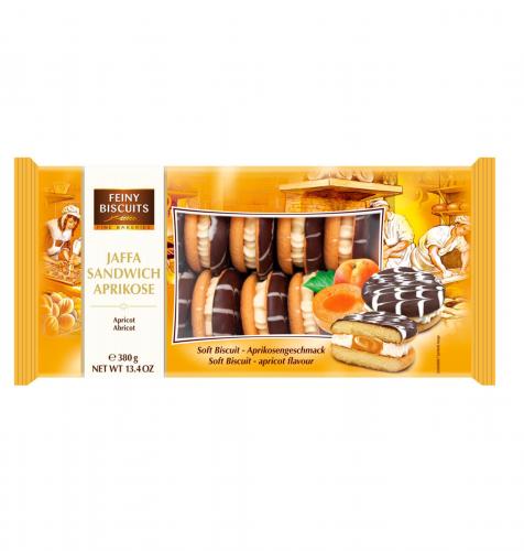 Osta Feiny Biscuits Jaffa Sandwich Cream-Apricot 380g Coopers Candy