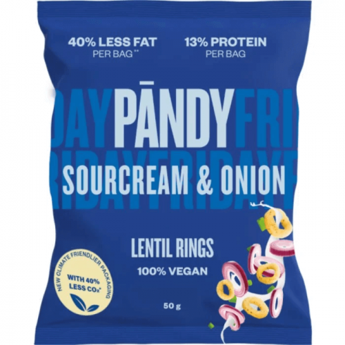 Osta Pandy Lentil Rings Sourcream & Onion 50g Coopers Candy