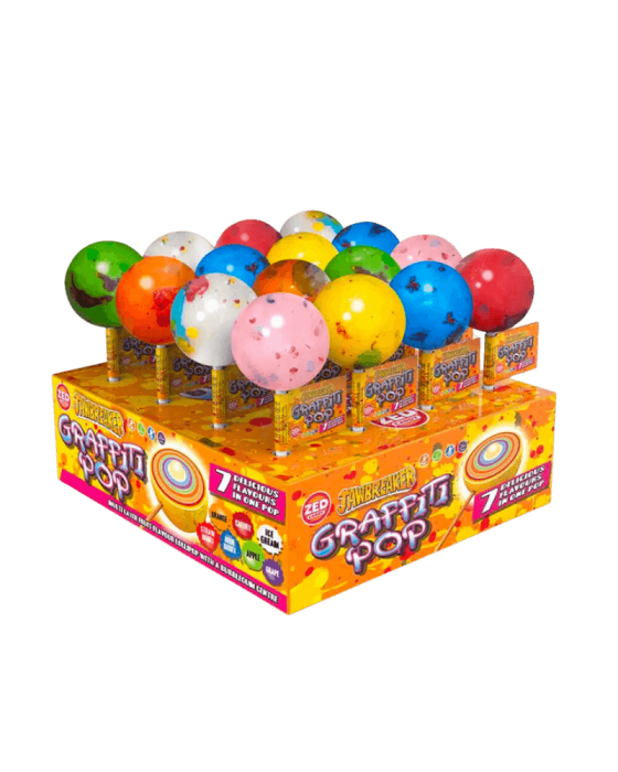 Osta Zed Jawbreaker Graffiti Pop 50g (1st) Coopers Candy