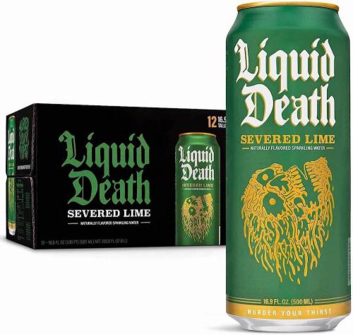 Osta Liquid Death Sparkling Water Severed Lime 500ml x 12st Coopers Candy