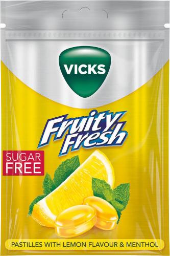 Osta Vicks Lemon Mentol Halstablett 72g Coopers Candy