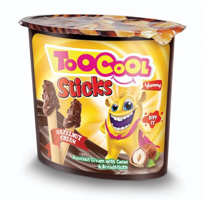 Osta Too Cool Sticks Hazelnut Cream 55g Coopers Candy