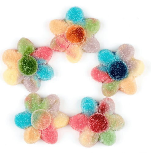 Osta DP Sugared Rainbow Flowers 1kg Coopers Candy