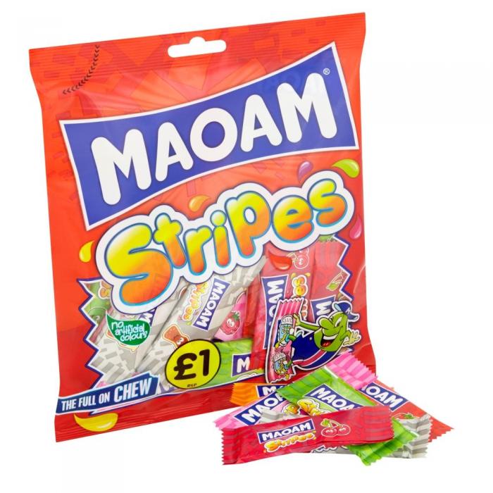 Osta Haribo Maoam Stripes 160g Coopers Candy