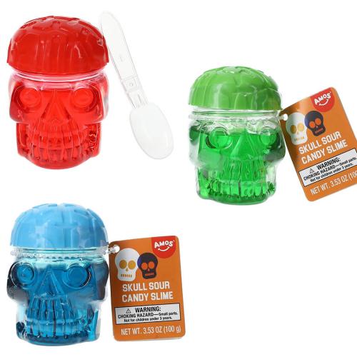 Osta Skull Candy Sour Slime 100g (1st) Coopers Candy
