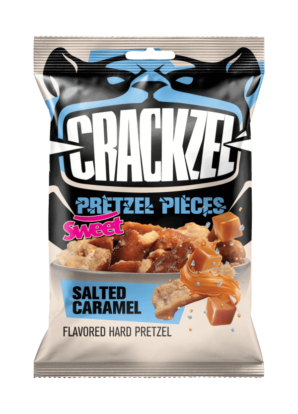 Osta Crackzel Pretzel Pieces Salted Caramel 85g Coopers Candy